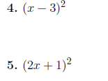 Expanding perfect squares and difference of 2 squares worksheets (with ...