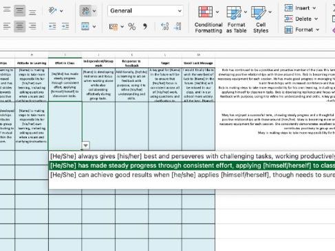 Customisable Report Comment Generator | Teaching Resources