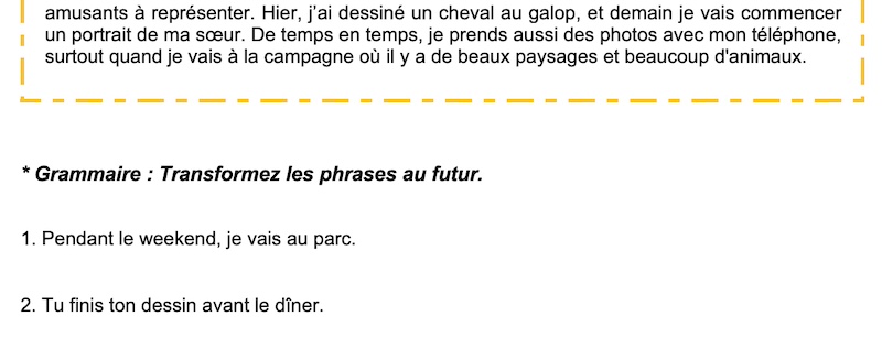 French-reading (year 8 or 9 - grade 7 or 8): les loisirs | Teaching ...
