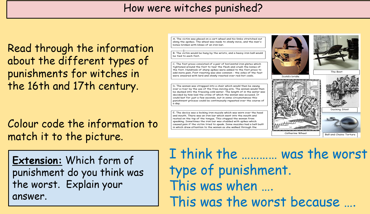 16th and 17th century witchcraft - How were witches punished ...