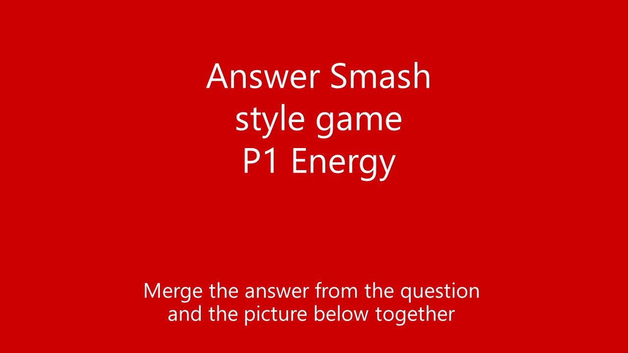 Physics paper 1 revision Answer Smash | Teaching Resources
