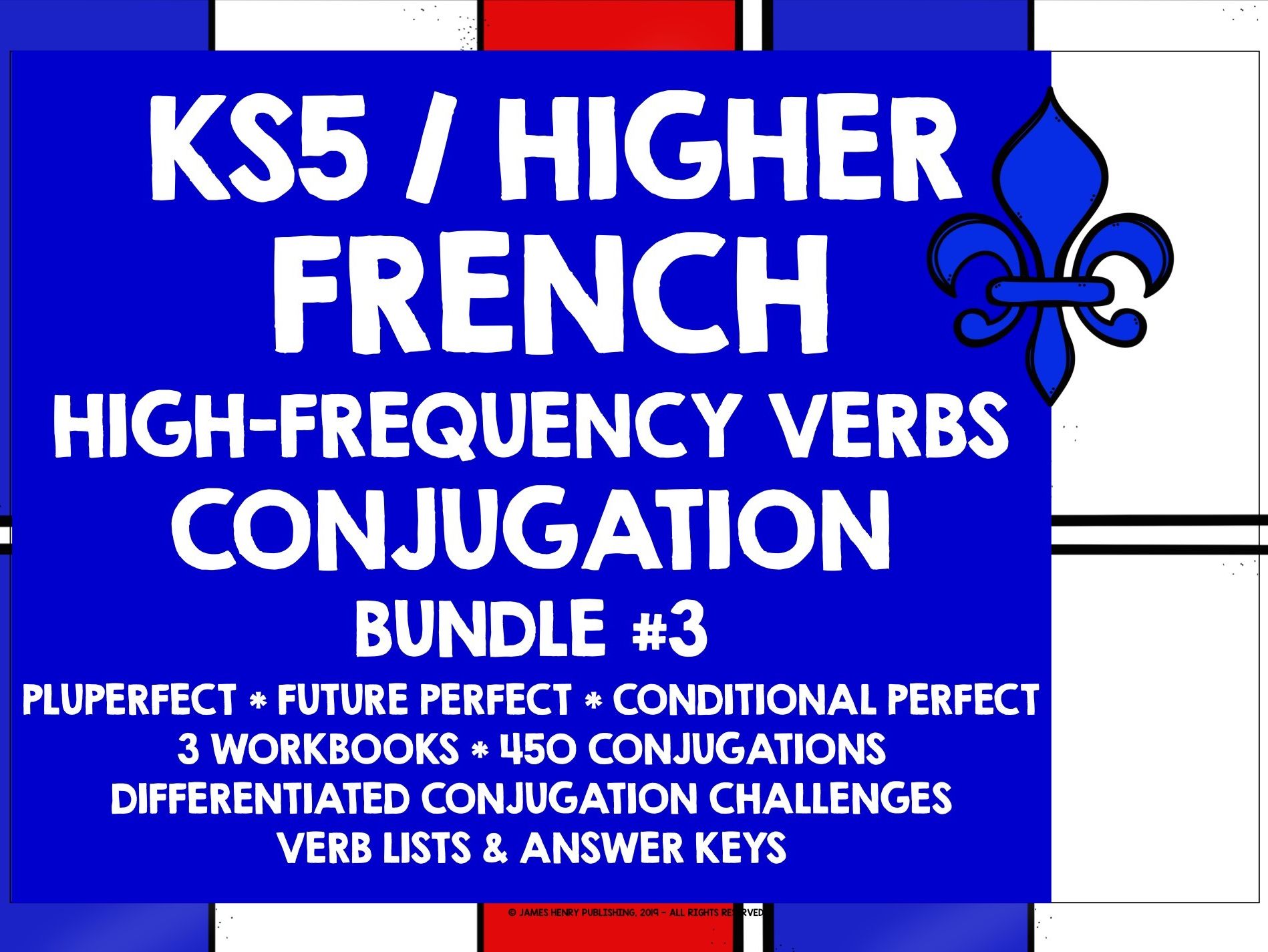 FRENCH HIGH FREQUENCY VERBS CONJUGATION PRACTICE 3 Teaching Resources