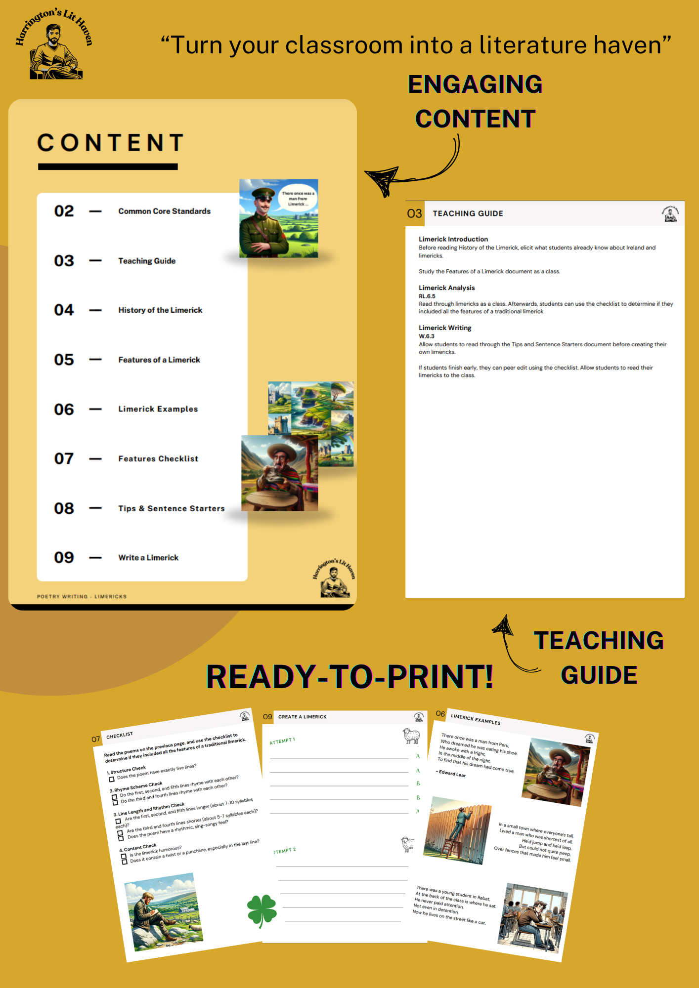 Limericks - Poetry Lesson Plan - Analyze, Create, and Laugh! | Teaching ...