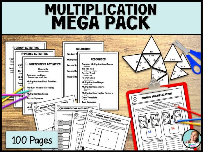Multiplication Activities & Games to Practise Facts | Teaching Resources