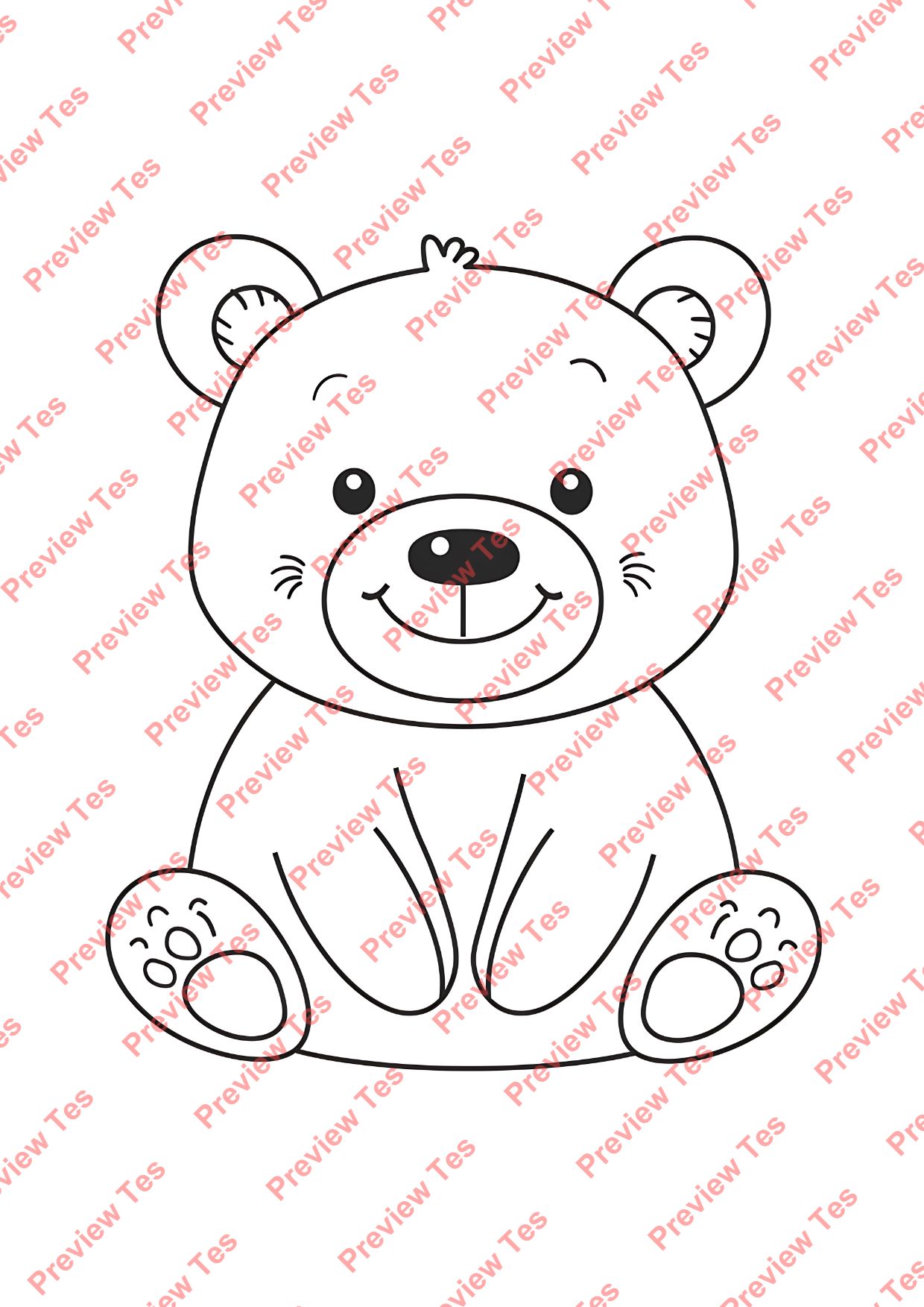 Bear Colouring Pages - Forest Animals Worksheets - Nursery Reception ...