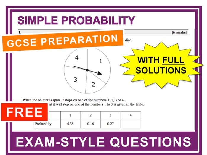 GCSE 9 1 Exam Question Practice Single Event Probability Teaching GCSE 9 1 Exam Question Practice Single Event Probability Teaching