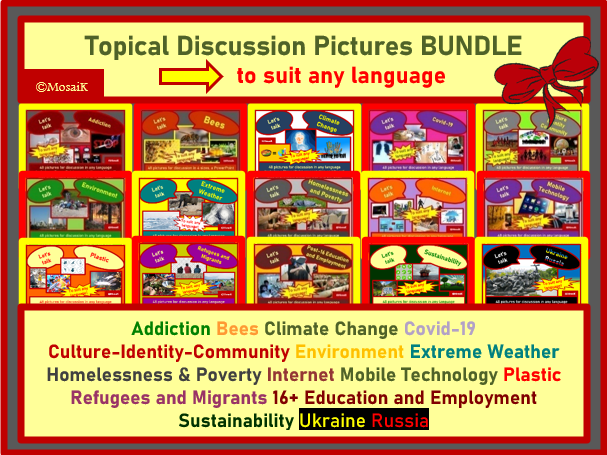 Global Topics for Discussion BUNDLE | Teaching Resources