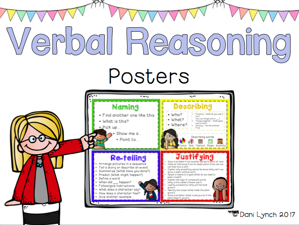 Verbal Reasoning Assessment Posters | Teaching Resources
