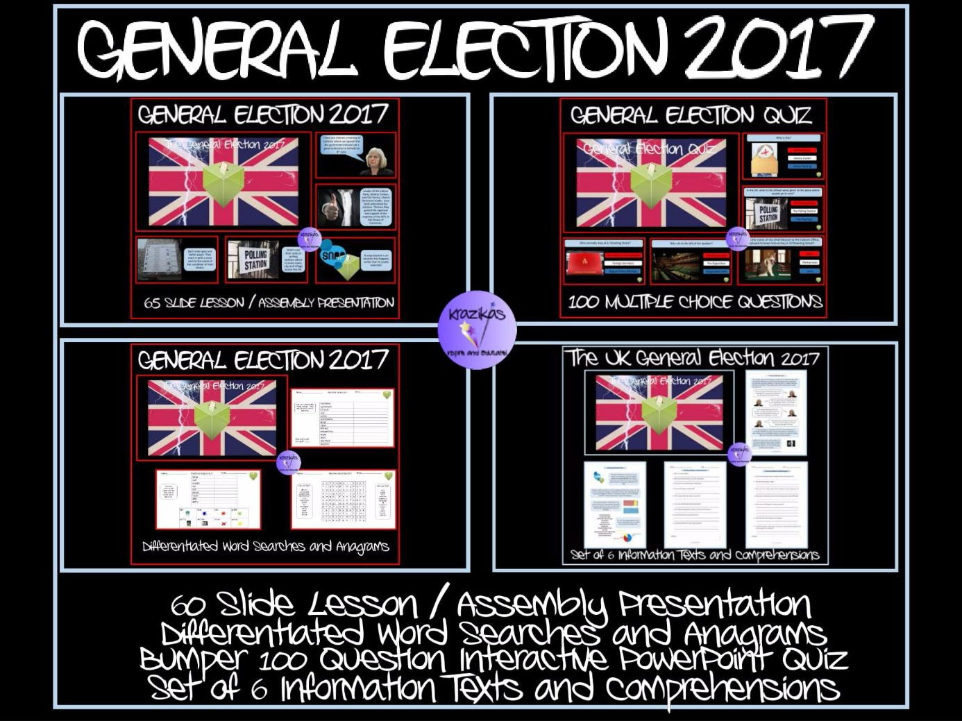 The UK General Election Bundle by Krazikas | Teaching Resources