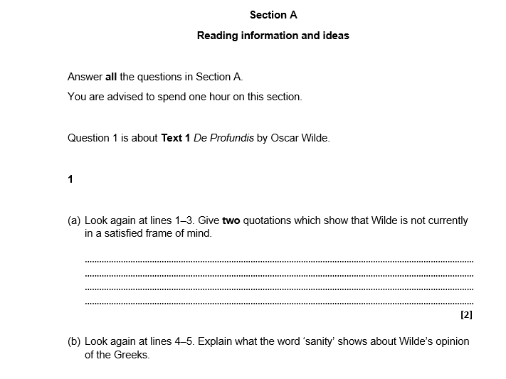 OCR style English Language Practice Paper 1 Teaching Resources ocr-style-english-language-practice-paper-1-teaching-resources