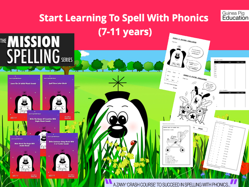 Start Learning To Spell With Phonics (7-11 years) by guineapigeducation ...