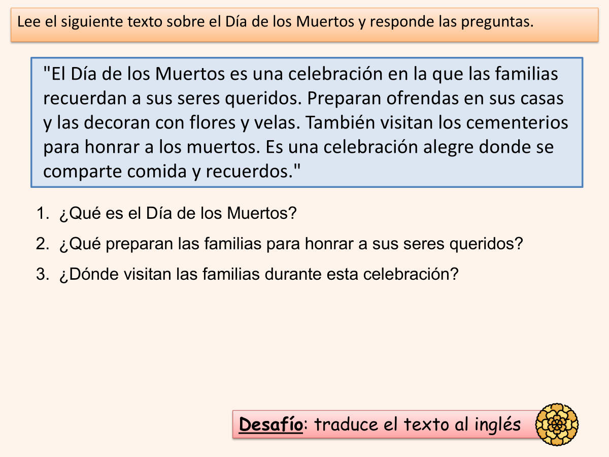 Spanish - KS3 - El día de los muertos | Teaching Resources