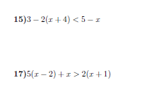 Linear inequalities worksheets (with solutions) | Teaching Resources