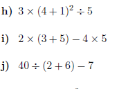 BIDMAS worksheets (with solutions) | Teaching Resources