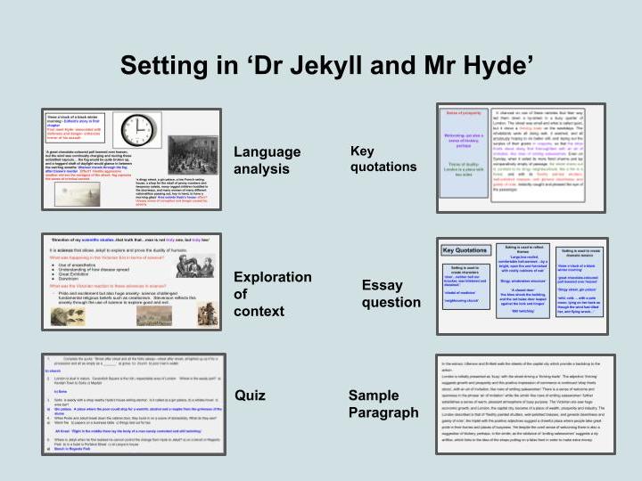 Setting in 'Dr Jekyll and Mr Hyde': revision lesson and exam question | Teaching Resources
