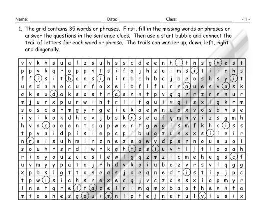 Possessive Pronouns Word Wacky Trails Worksheet | Teaching Resources