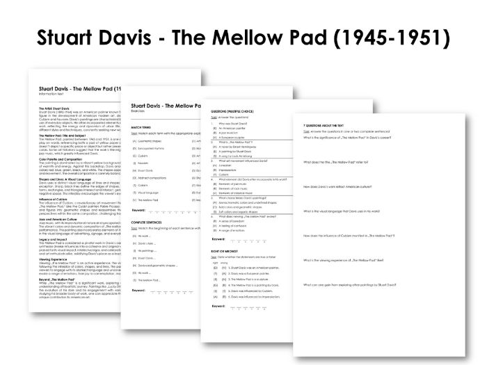 Stuart Davis - The Mellow Pad (1945-1951) | Teaching Resources