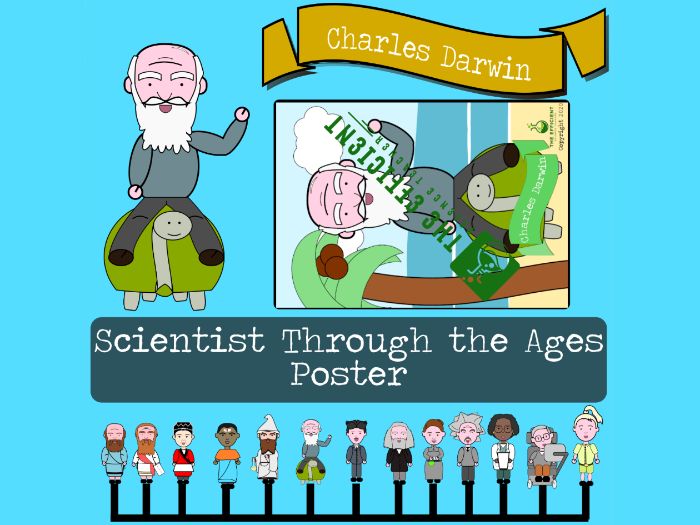 Charles Darwin - Scientists Throughout The Ages A3 Poster File ...