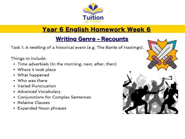 6. Year 6 - Creative Writing & Spelling | Teaching Resources