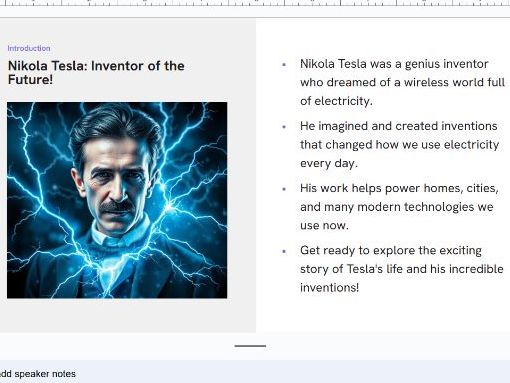 Nikola Tesla: Inventor of the Future! - Assembly/Lesson - Informative ...