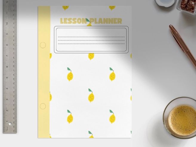 Lemon style Term Lesson Planner | Teaching Resources