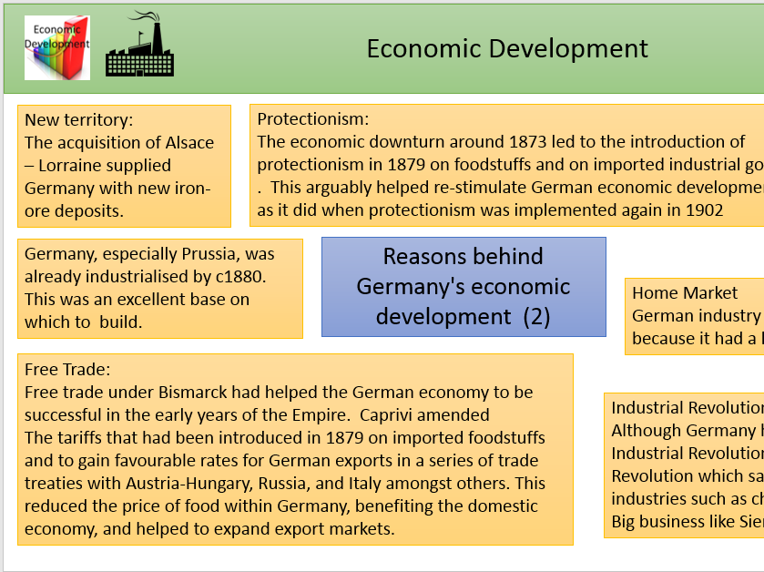 German Economic Development / Industrialisation 1870-1914 & impact ...
