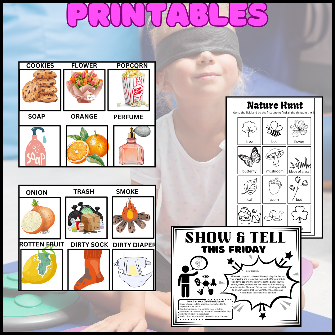 FIVE SENSES- Preschool Weekly Lesson Plan | Teaching Resources