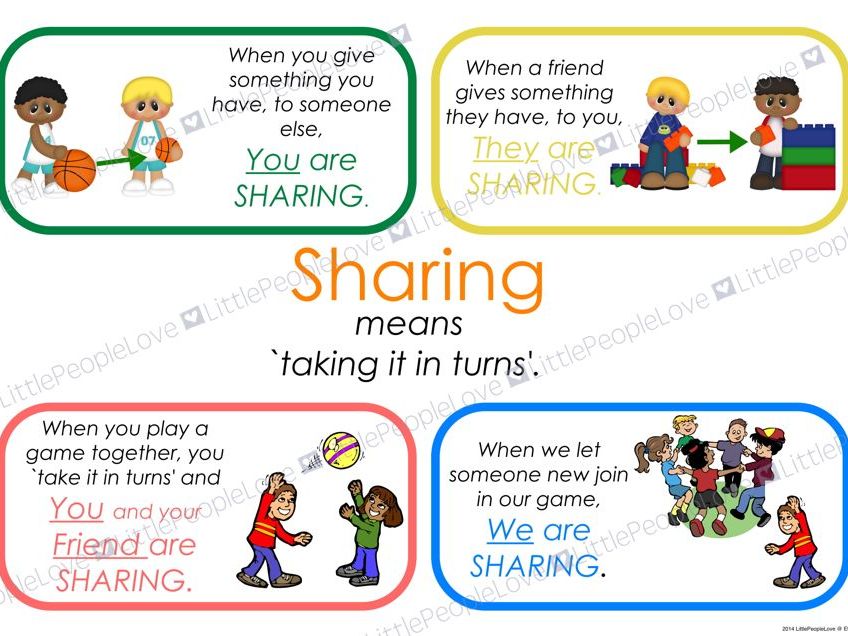 Sharing Classroom Poster | Teaching Resources