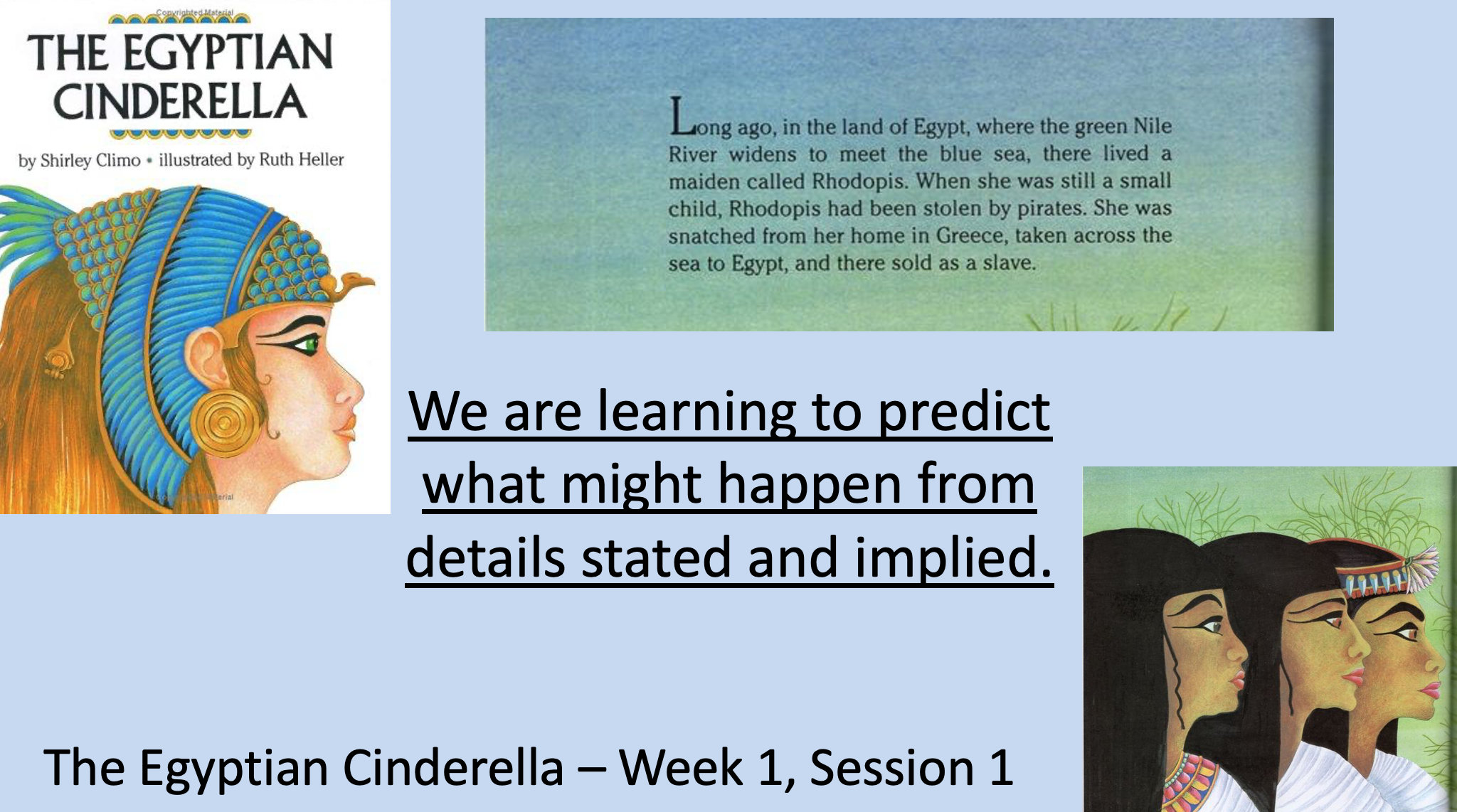 The Egyptian Cinderella Reading Lesson | Teaching Resources