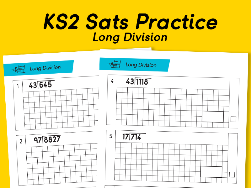KS2 SATS Practice With Long Division Teaching Resources