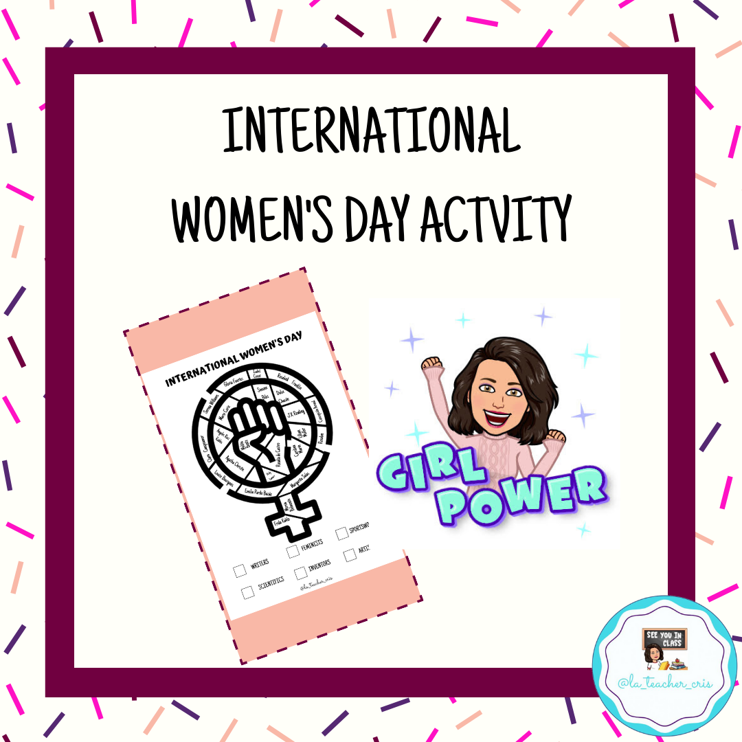 International Women s Day Activity Teaching Resources