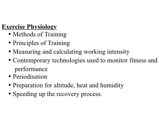 A level PE Methods of training, principles, technologies ...