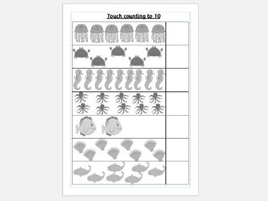 Touching counting to 10 | Teaching Resources