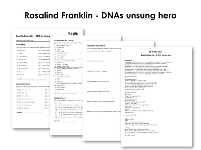 Rosalind Franklin Quote