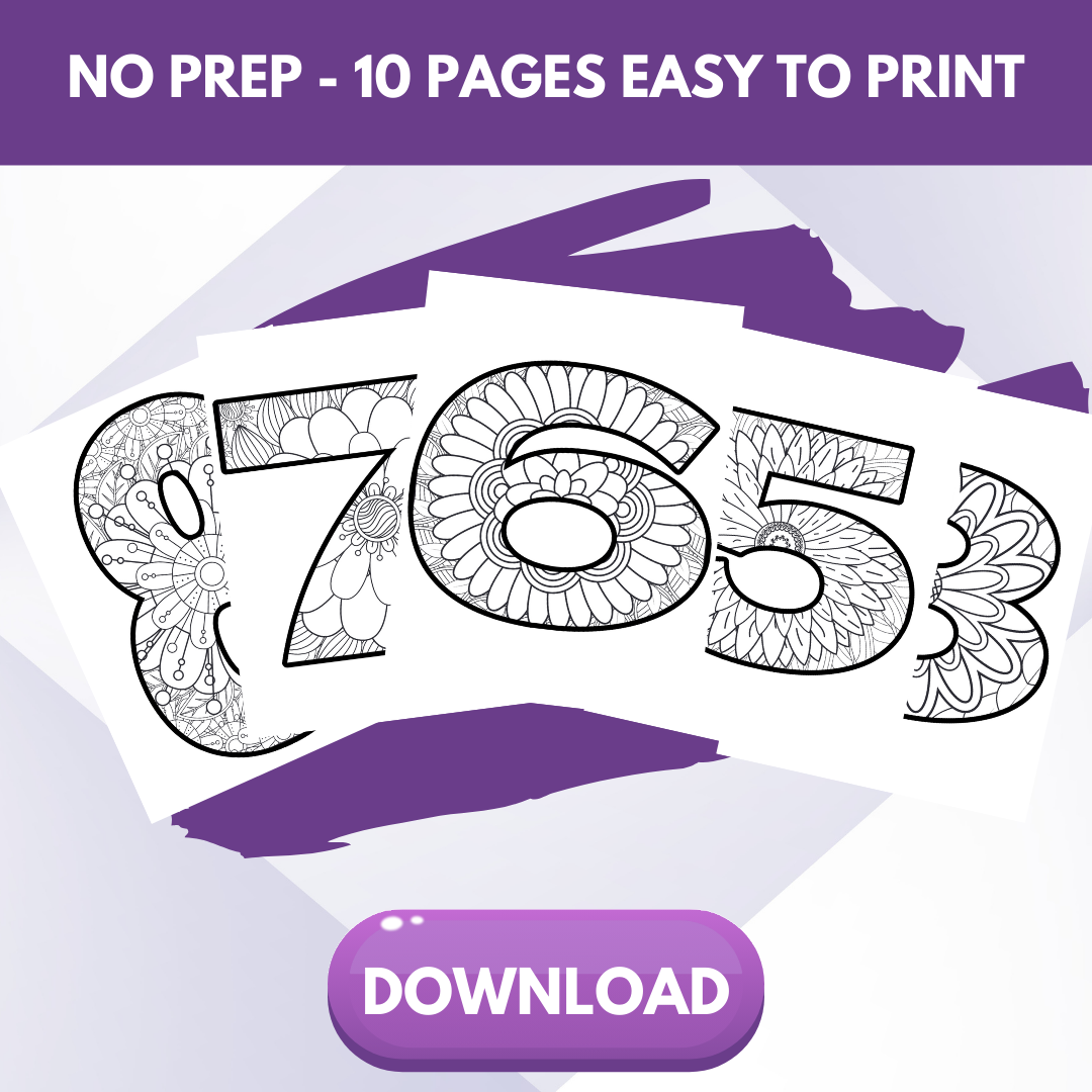 Engaging Number Learning with 0 to 9 Mandala Coloring Pages | Teaching ...