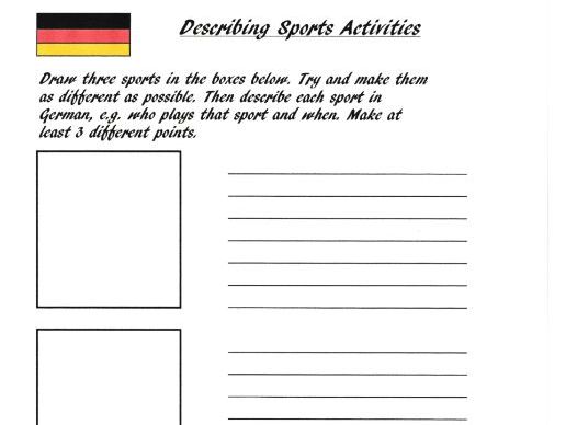 German Worksheets: KS3, KS4, GCSE Language Teaching Resources ǀ Tes
