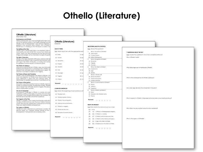 Othello (Literature) | Teaching Resources