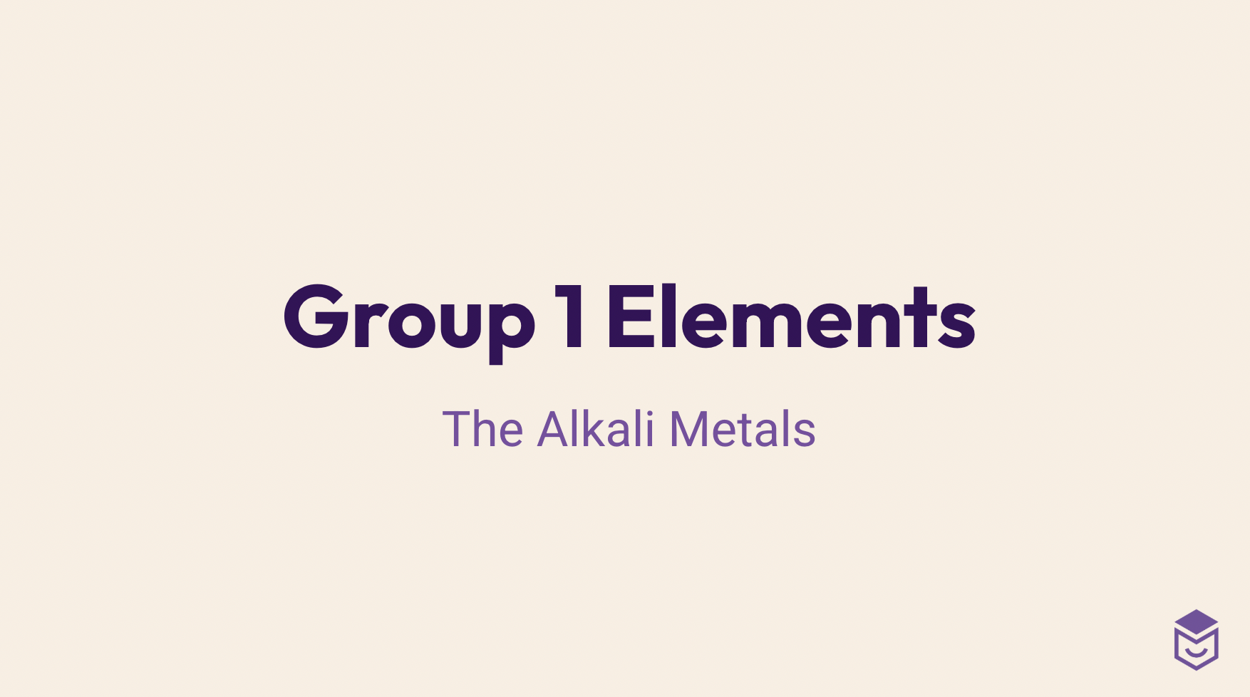 AQA GCSE 5.1.2.5 Group 1 Alkali Metals | Teaching Resources