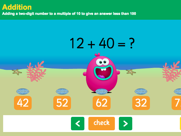 Addition within 100 - Adding A Two-Digit Number to a Multiple of 10 ...