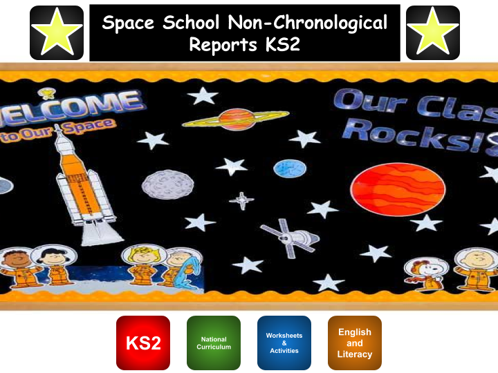 Space School Non Chronological Report KS2 Teaching Resources