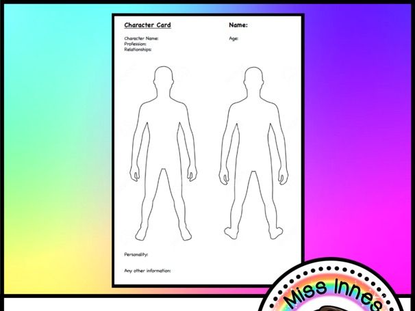 Character Card Template