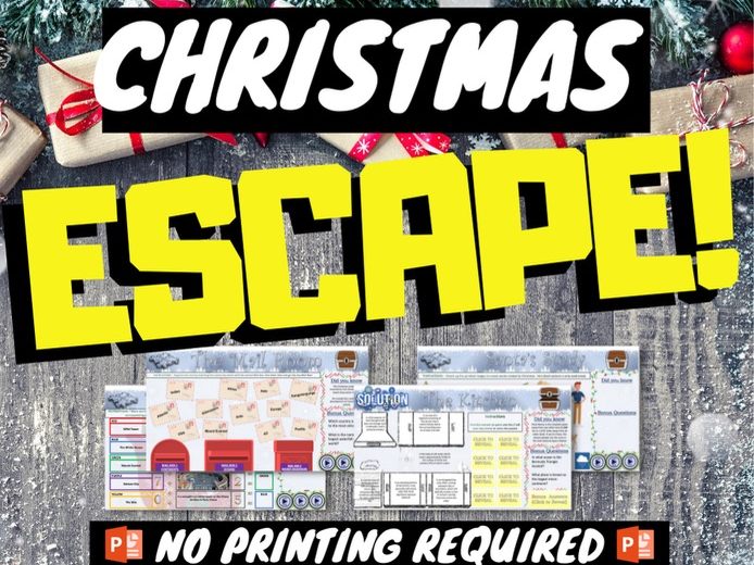 Christmas Quiz Escape | Teaching Resources
