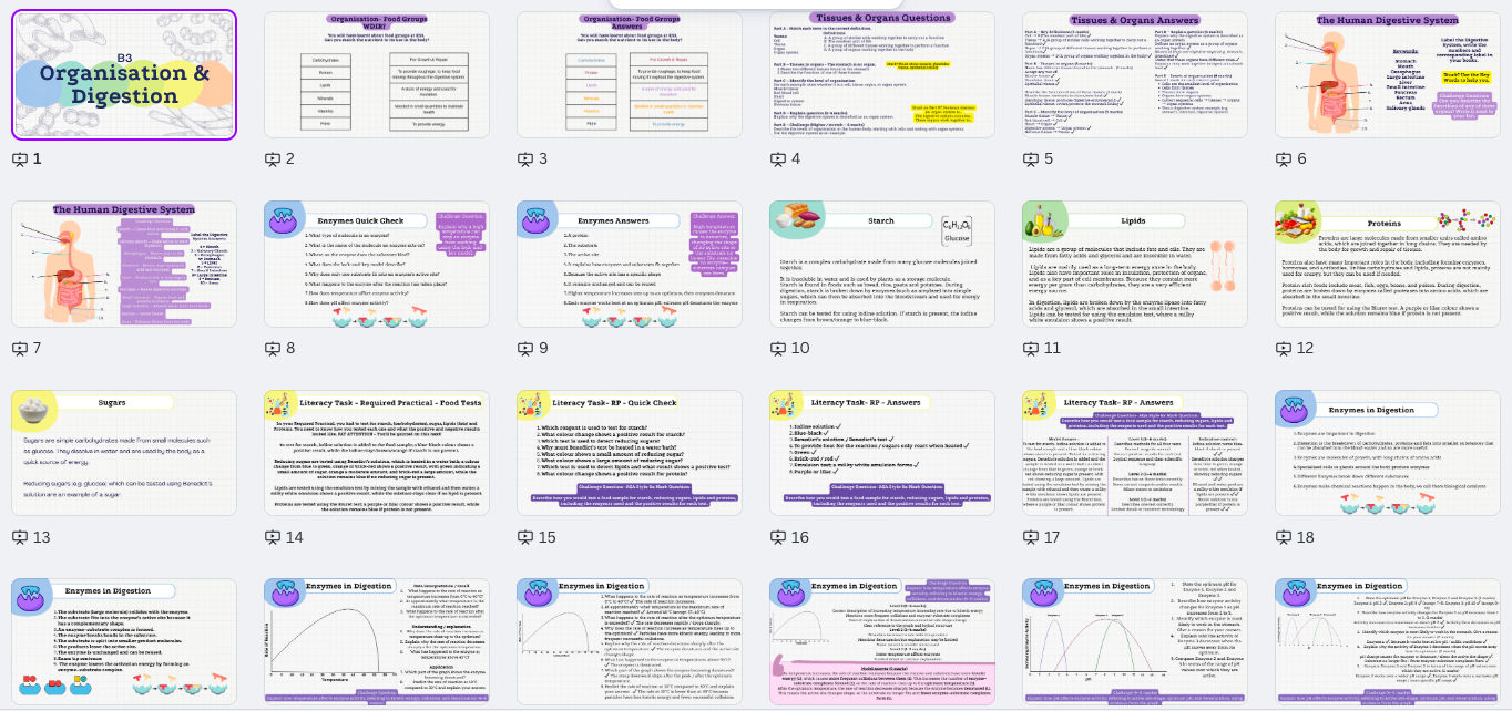 B3/Revision Lesson/ Organisation/Digestive System/Biology/GCSE/AQA ...