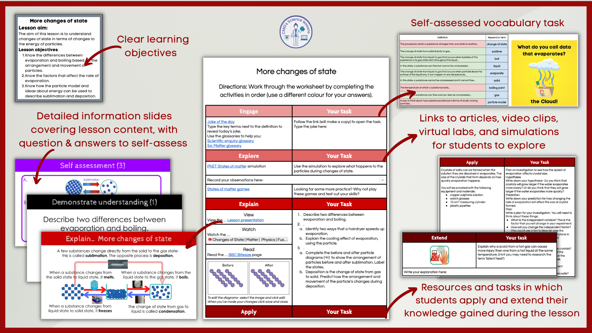 More changes of state Distance learning | Teaching Resources