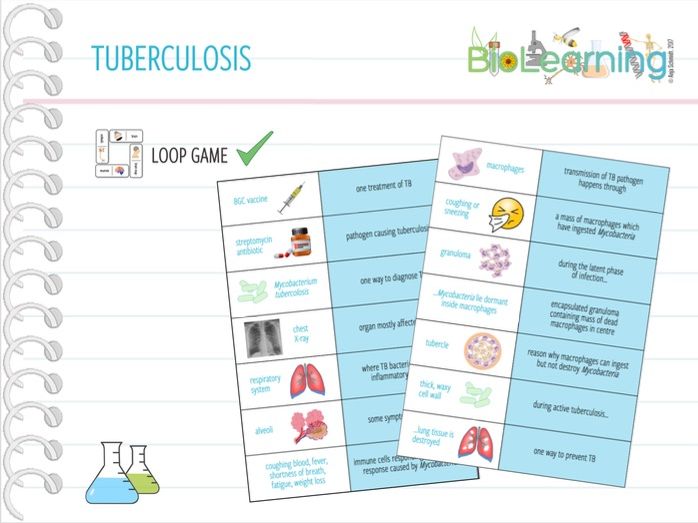 Tuberculosis - Loop Game (KS5) | Teaching Resources