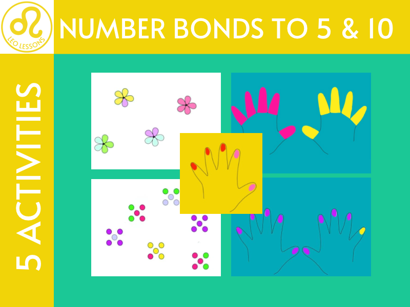 Number bonds to 5 and 10 reception bundle | Teaching Resources