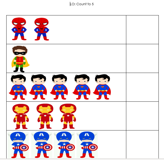 Superhero Themed SEN Maths | Teaching Resources