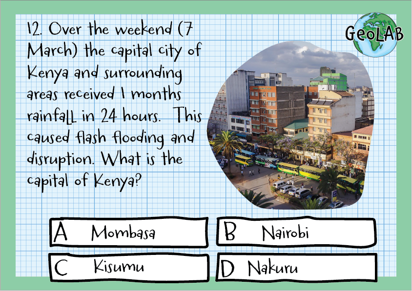 Weekly Quiz Geography Edition - 10th March 2026 | Teaching Resources