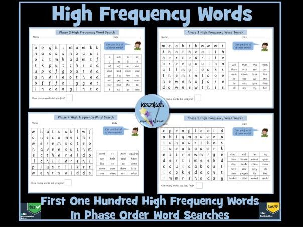 High Frequency Words | Teaching Resources