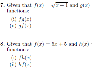 Composite and inverse functions worksheets (with solutions) | Teaching ...